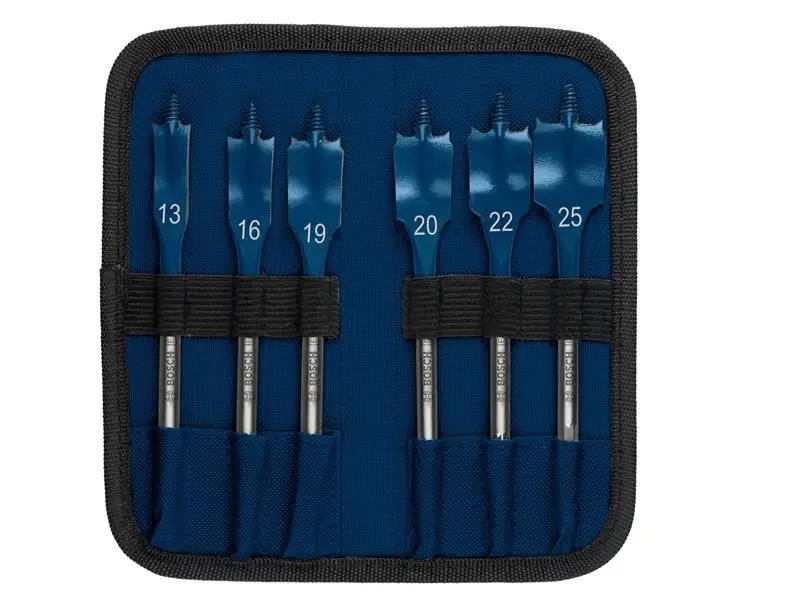 Bosch EXPERT Spade Drill Bit Set, 6pc | Camden Tools