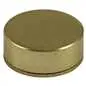 Timco Solid Brass Screw Caps, Satin, 4 Pack | Camden Tools