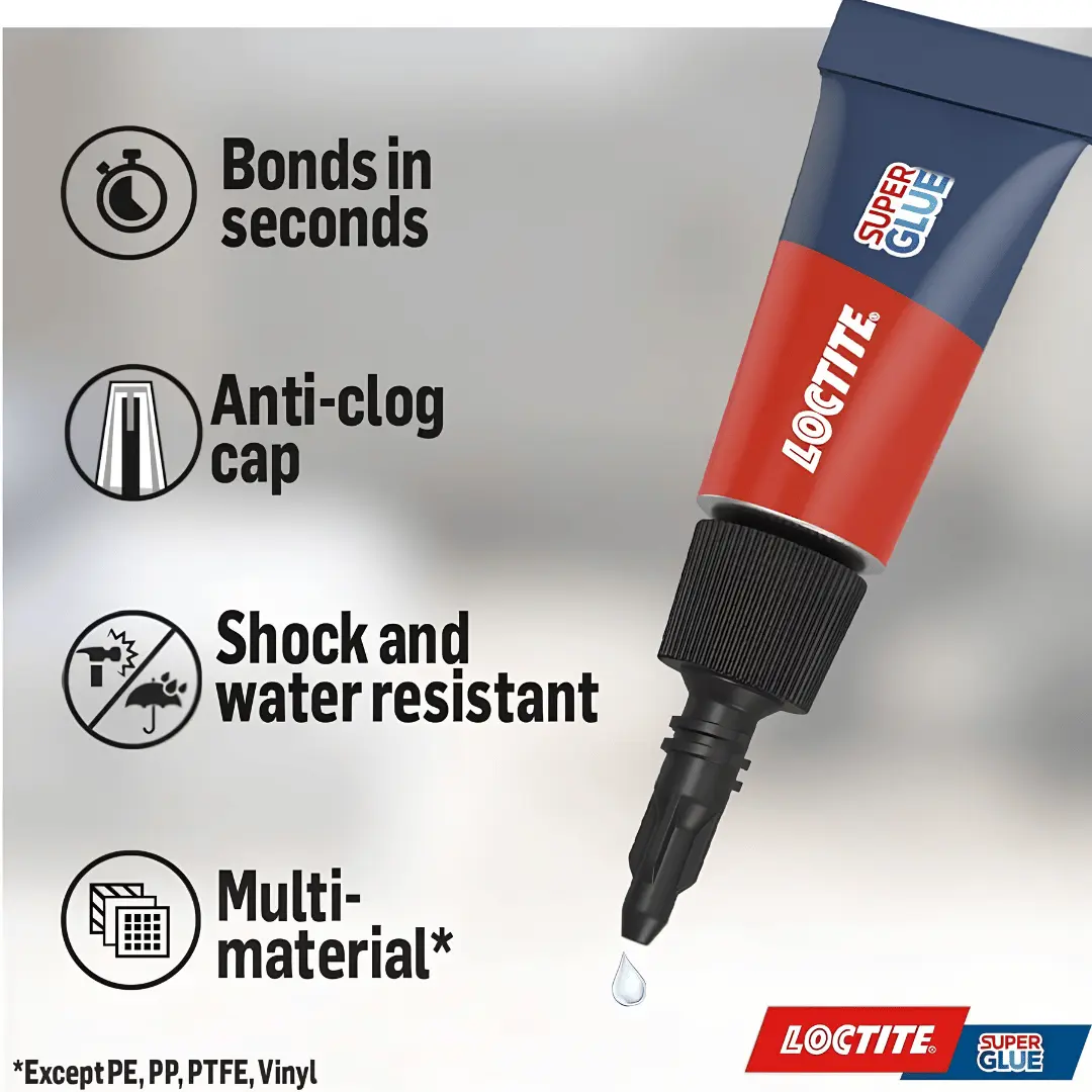 Loctite Glue Range Guide | Super Glue Precision, Power Gel & Repair ...