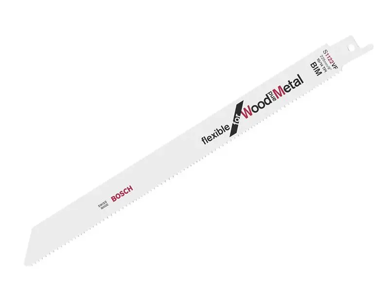 Bosch S 1122 VF Flexible Saw Blades 225mm, 5 Pack | Camden Tools